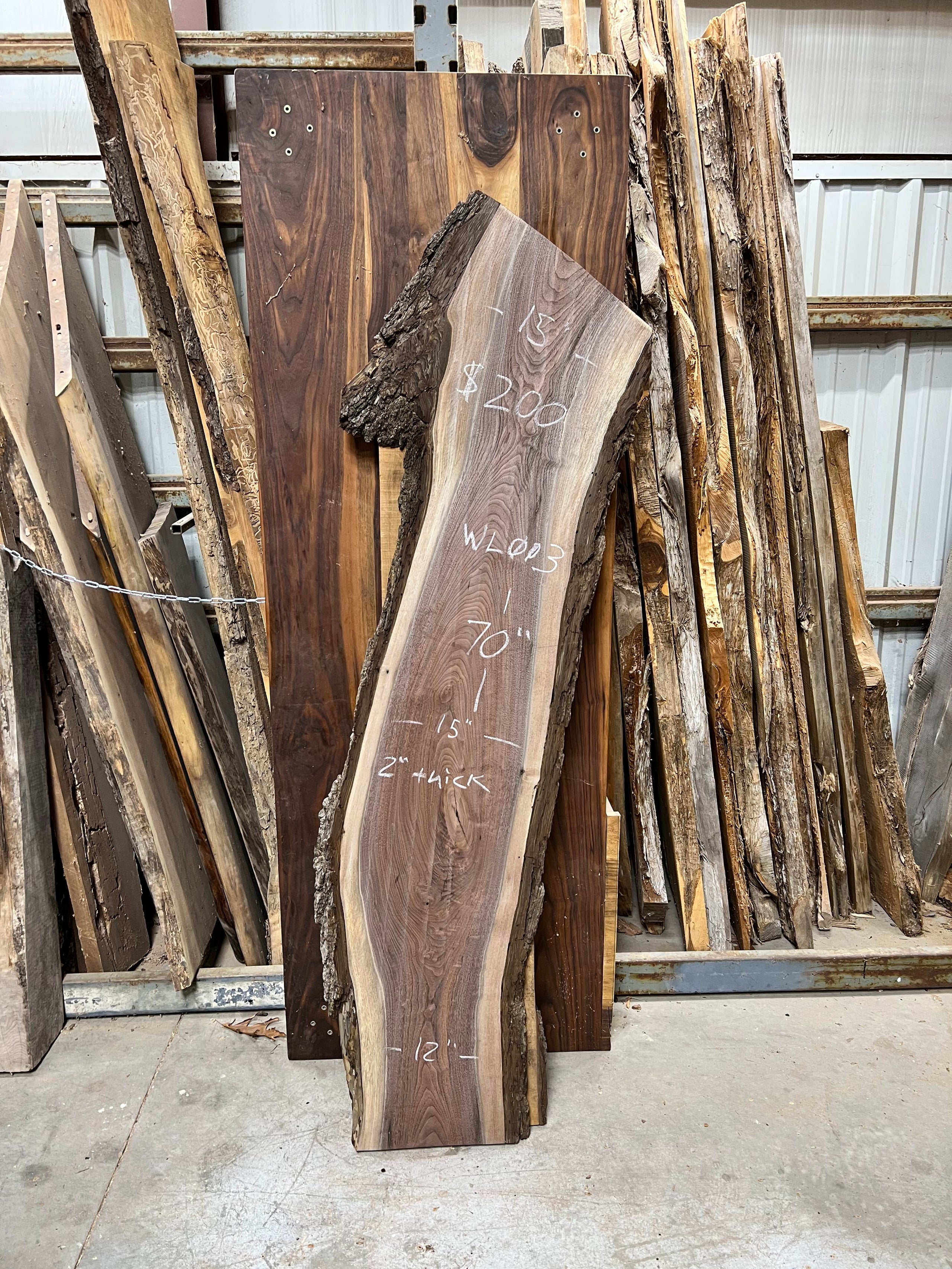 Walnut Slab WL003 | Tulsa Wood Slabs